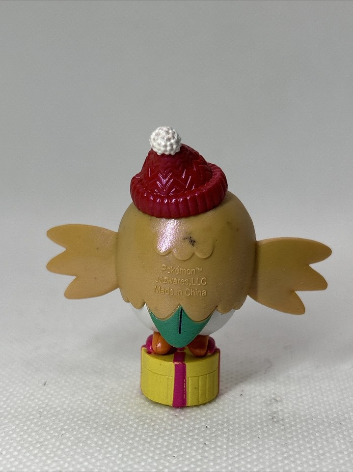 Holiday Rowlet -WCT Wicked Cool Toys Pokémon Figure Figurine Jazwares ...