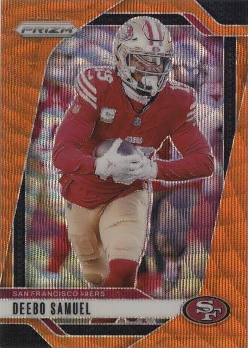 2024 Panini Prizm - Deebo Samuel #252 Orange Wave Prizm /60 for sale ...
