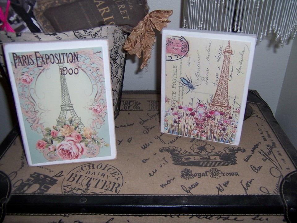 Paris signs wall decor Eiffel Tower French country cottage bedroom | eBay
