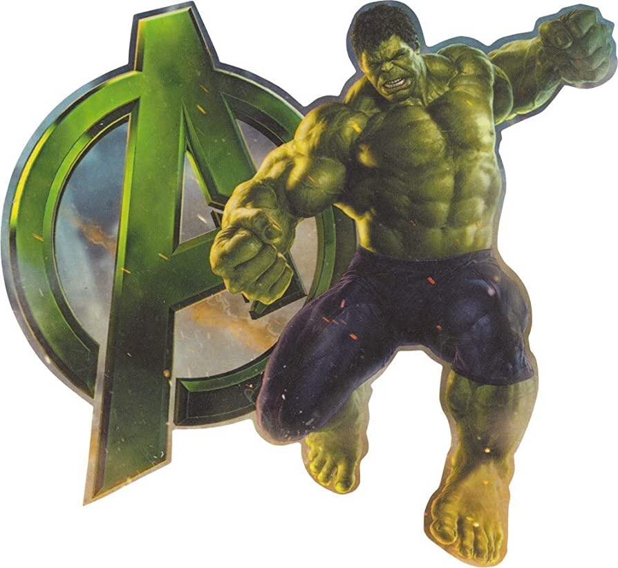 Marvel AVENGERS AGE OF ULTRON Peel Away Sticker - INCREDIBLE HULK | eBay