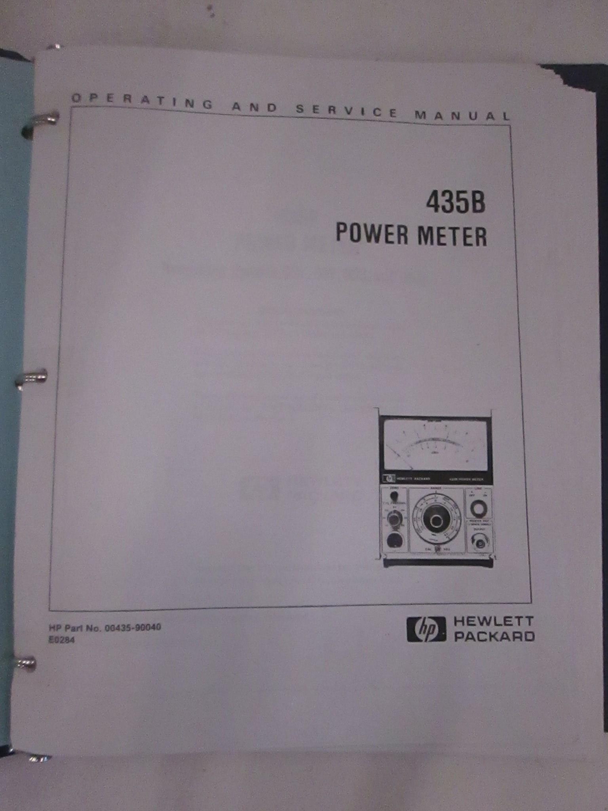 HP Hewlett Packard 435B Power Meter T35013 for sale online | eBay