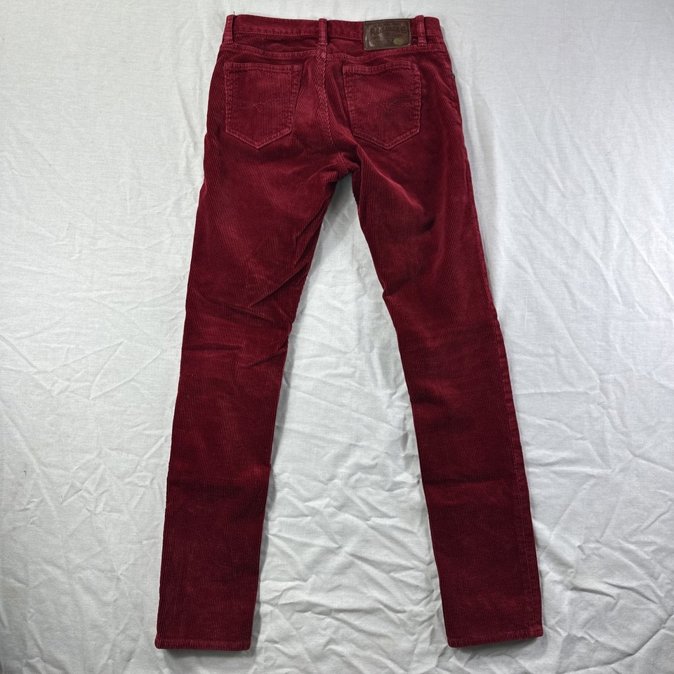 Ralph Lauren Thompson 650 Red Corduroy Pants Womens 4 w/ Match Pony ...