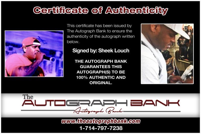 Sheek Louch LOX authentic signed RAPPER 8x10 photo W/ Cert Autographed ...