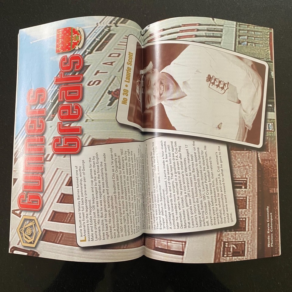 ARSENAL Football Programmes YOU CHOOSE 1993 96 97 98 99 2000 01 02 05 ...