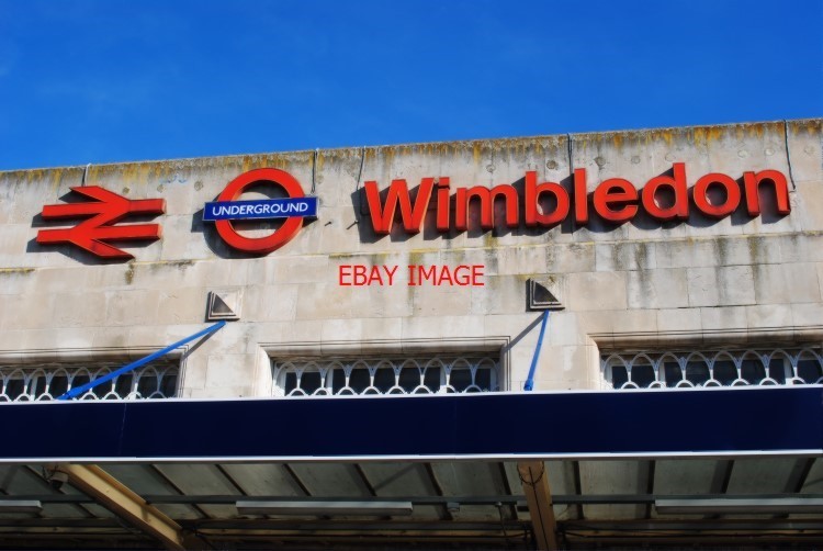 PHOTO WIMBLEDON RAILWAY STATION LETTERING & LOGOS | eBay UK