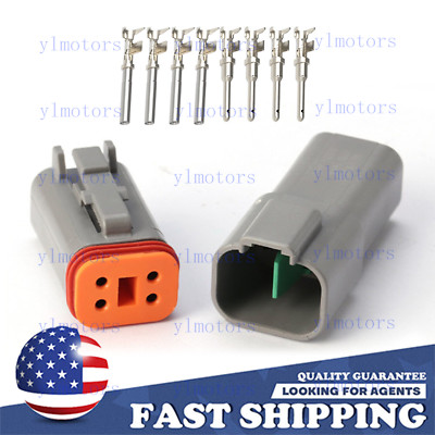 4 Pin Deutsch DT DT04-4P DT06-4S waterproof electrical connector kit | eBay