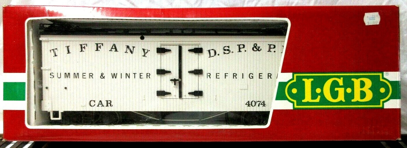 LGB 4074 - B 02 D.S.P. & P.R.R. REEFER W/ METAL WHEELS | eBay
