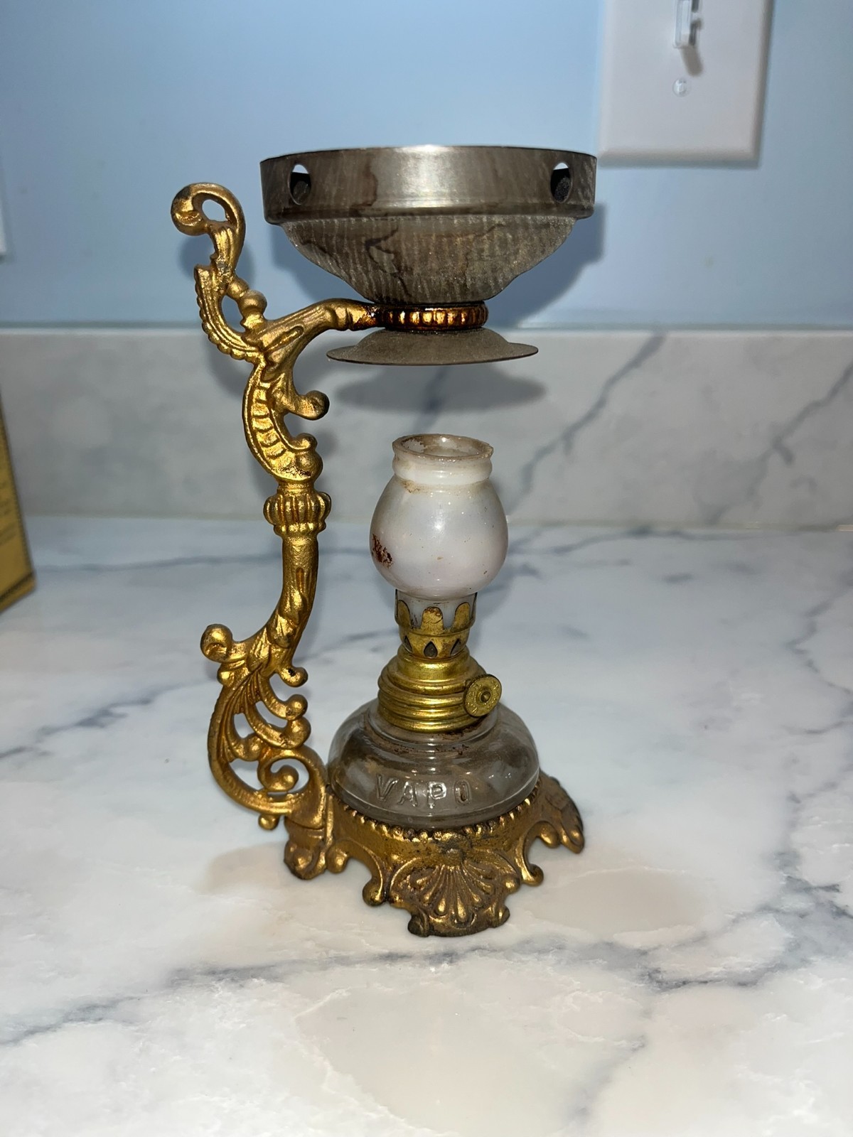 Vintage Antique Medical Vapo-Cresolene Vaporizer Kerosene Lamp w ...