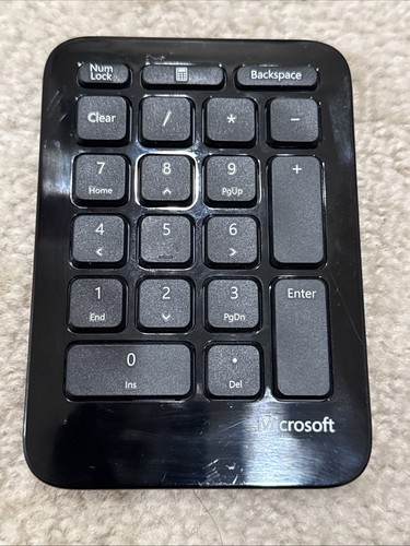 Microsoft 1558 Sculpt Ergonomic Number Key Pad Bluetooth for sale ...