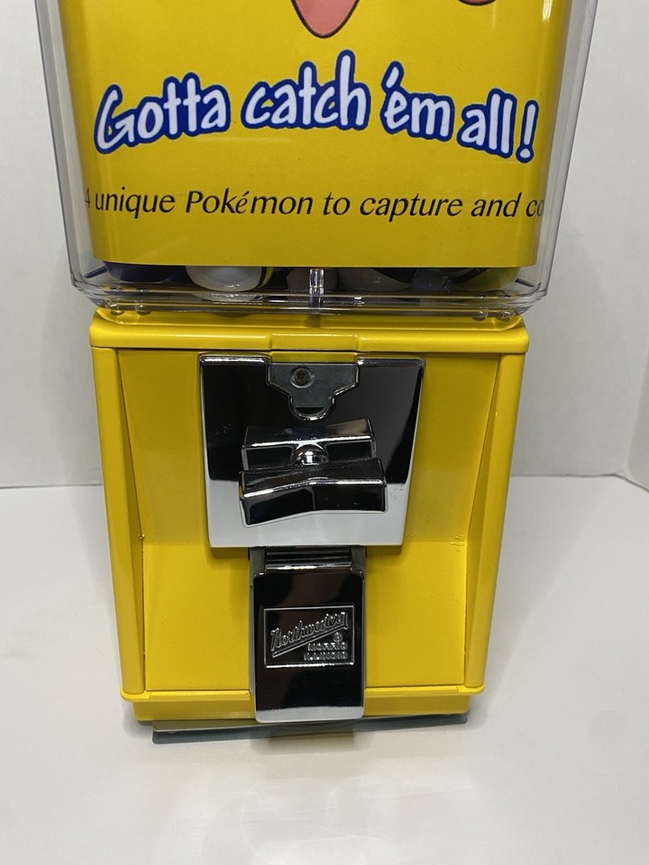 Northwestern S60 Pokemon 1" Capsule Figures Vending Machine + 50 ...