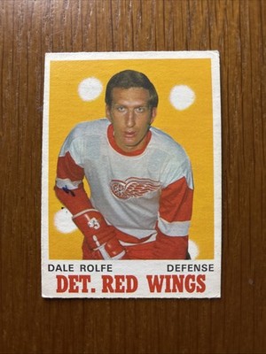 1970-71 OPC O-Pee-Chee Hockey #156 Dale Rolfe Detroit Red Wings B | eBay