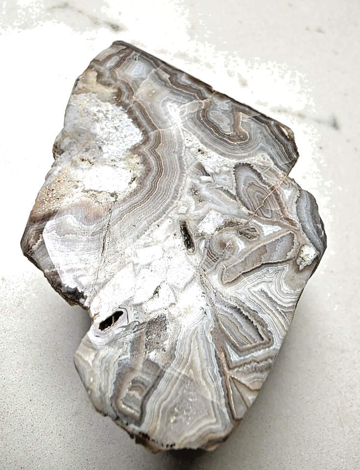 Face polished Georgia LACE agate 108.8 grams . Beautiful MUST SEE | eBay