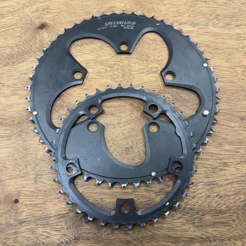 Specialized 110 BCD 52/36t Double Chainring 10 11 Speed Black | eBay