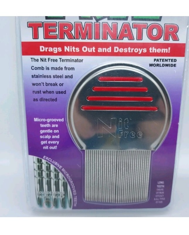 *ORIGINAL DESIGN* Nit Free Terminator Comb Rid Head Lice Uni Sex ...