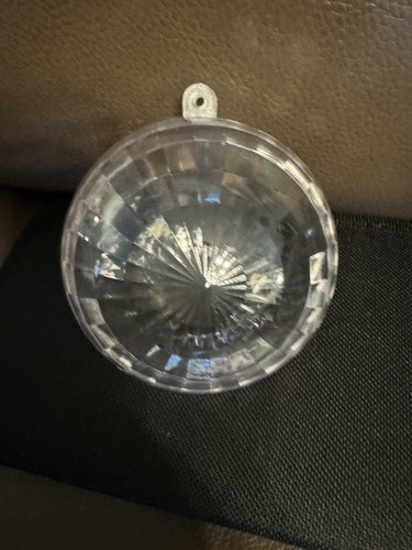 20 Fillable 3-inch Clear Plastic “Disco ball” Ornaments Christmas for ...