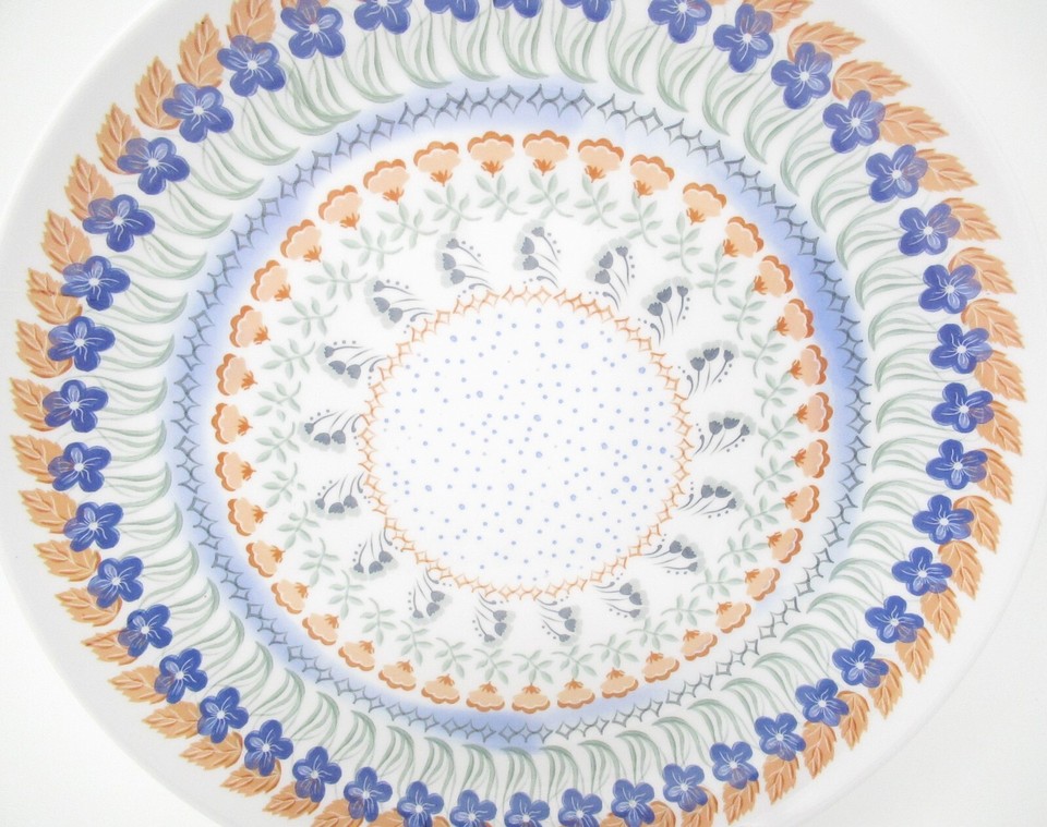 Melamine Dinner Plates Set Of 4 Rachel Ashwell Country Floral 11" (Lot ...