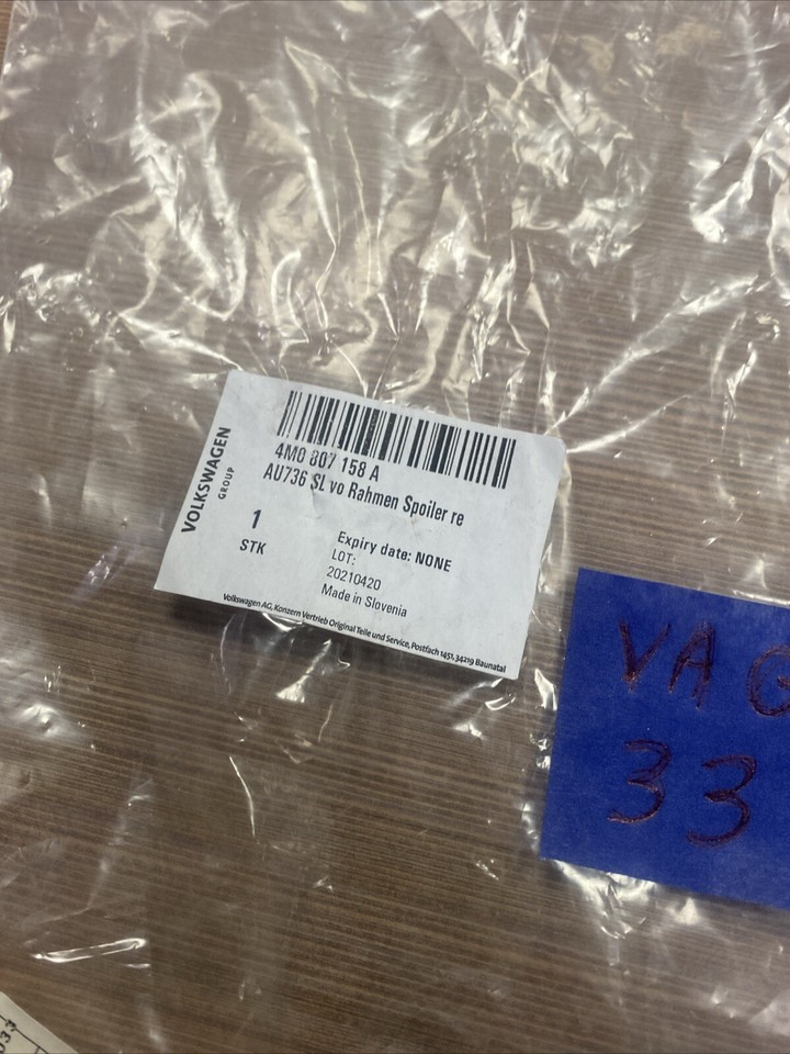 Genuine Audi Q7 4M 2017-2021 Front Right Bumper Air Guide Trim ...