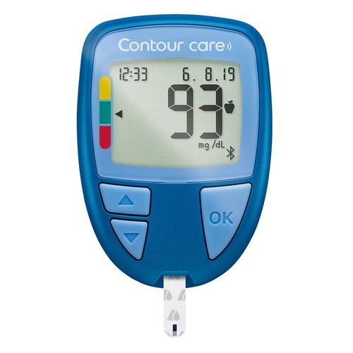 CONTOUR Care Set - Messgerät in mg/dl oder mmol/l +5 SENSOREN v.med ...