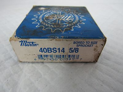 MARTIN* 40BS14 5/8 BORED TO SIZE SPROCKET | eBay