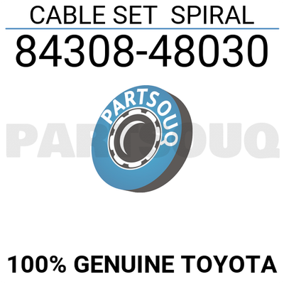 8430848030 Genuine Toyota CABLE SET SPIRAL 84308-48030 | eBay