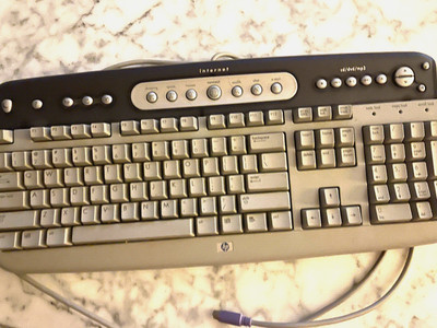 Hewlett Packard Model 5181 HP Internet Wired Multimedia Keyboard PS/2 ...