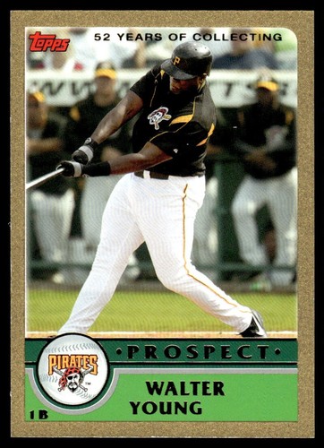 2003 Topps Traded & Rookies Gold Walter Young 0010/2003 Pittsburgh ...