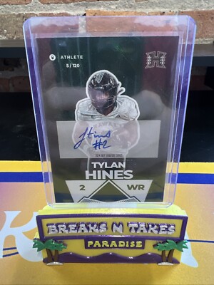 Tylan Hines Onit On Card Auto Hawaii 5/120 Rainbow Warriors | eBay