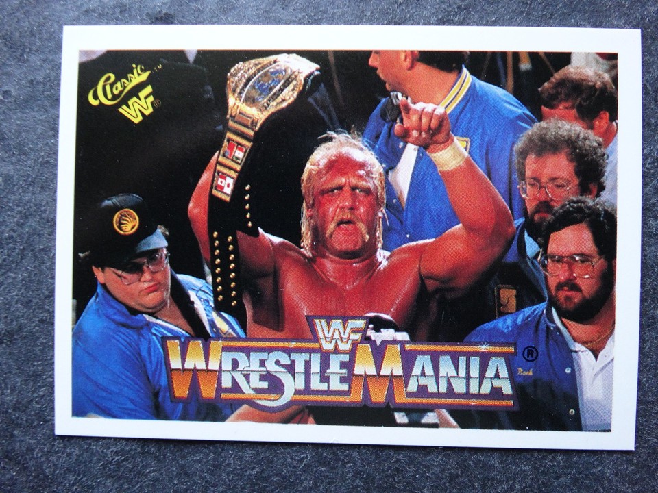 1990 Classic WWF WWE The History of Wrestlemania Cards Complete Your ...