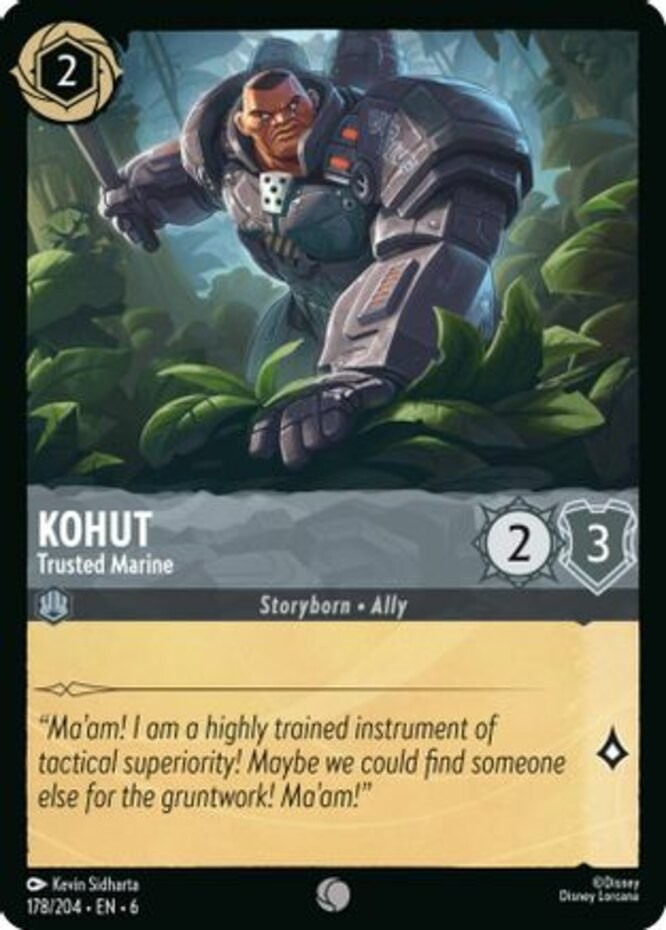 Kohut - Trusted Marine Trusted Marine~178/204~English~NM~Azurite Sea ...