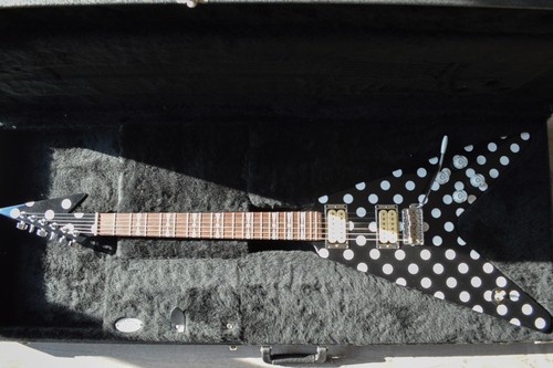 Karl Sandoval Randy Rhoads Polka Dot Flying V | eBay