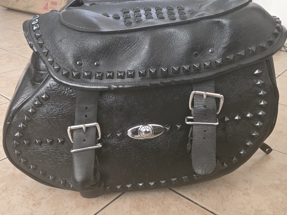07 HARLEY-DAVIDSON HERITAGE SOFTAIL FLSTC LEFT RIGHT SIDE SADDLE BAG ...