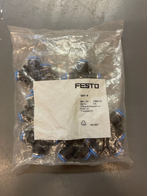 Festo QST-8 Push-In T-Connector (10 pcs) | eBay