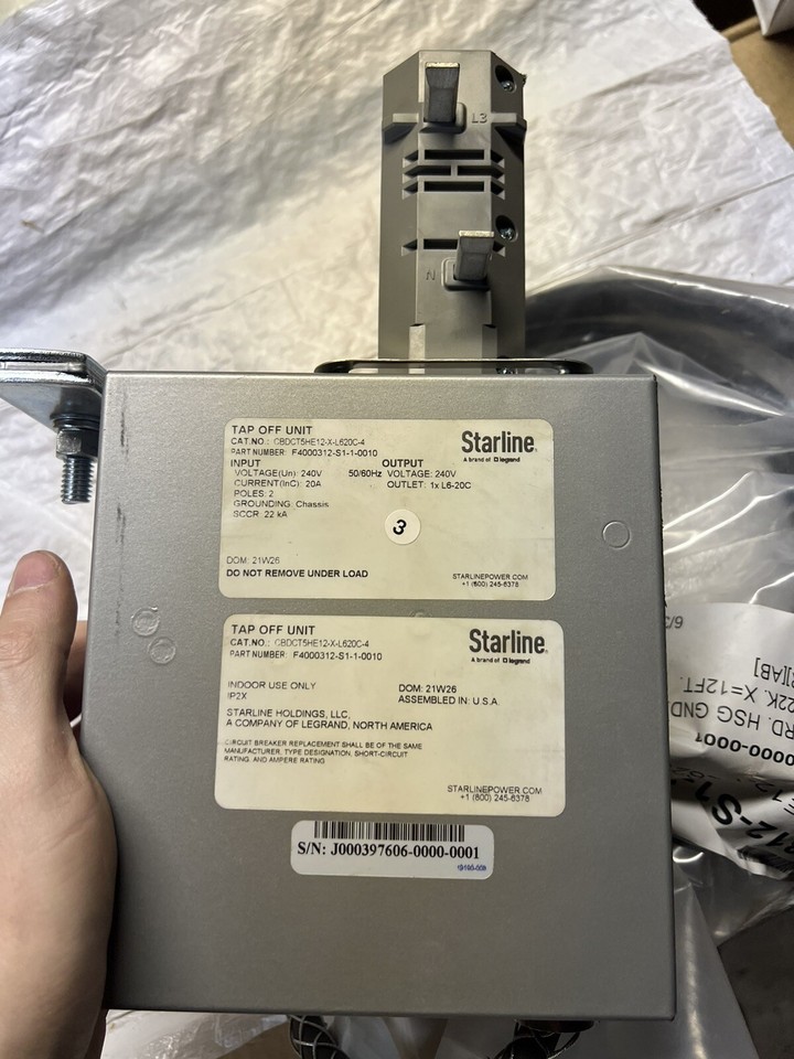 starline Tap Off Unit cbdct5he12 x l620c 4 New Open Box | eBay