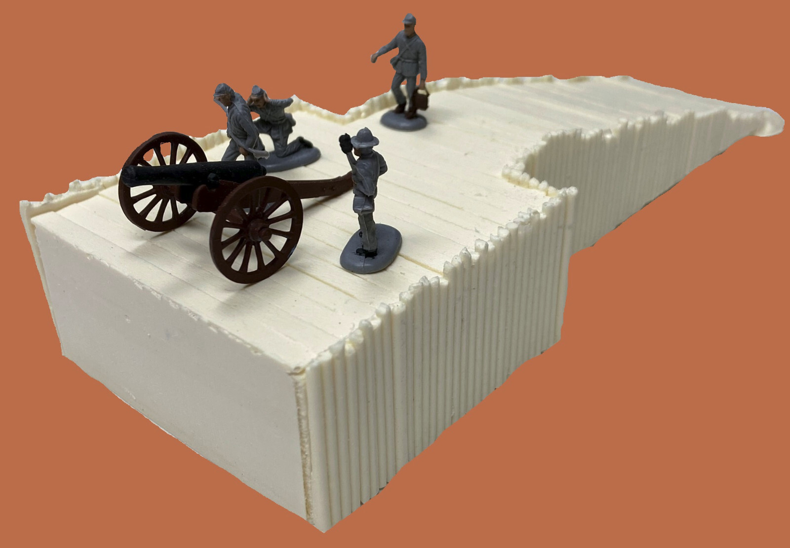 Alamo Fort Cannon Gun Ramp 1/72 Scale ACW AWI Napoleon French Indian ...
