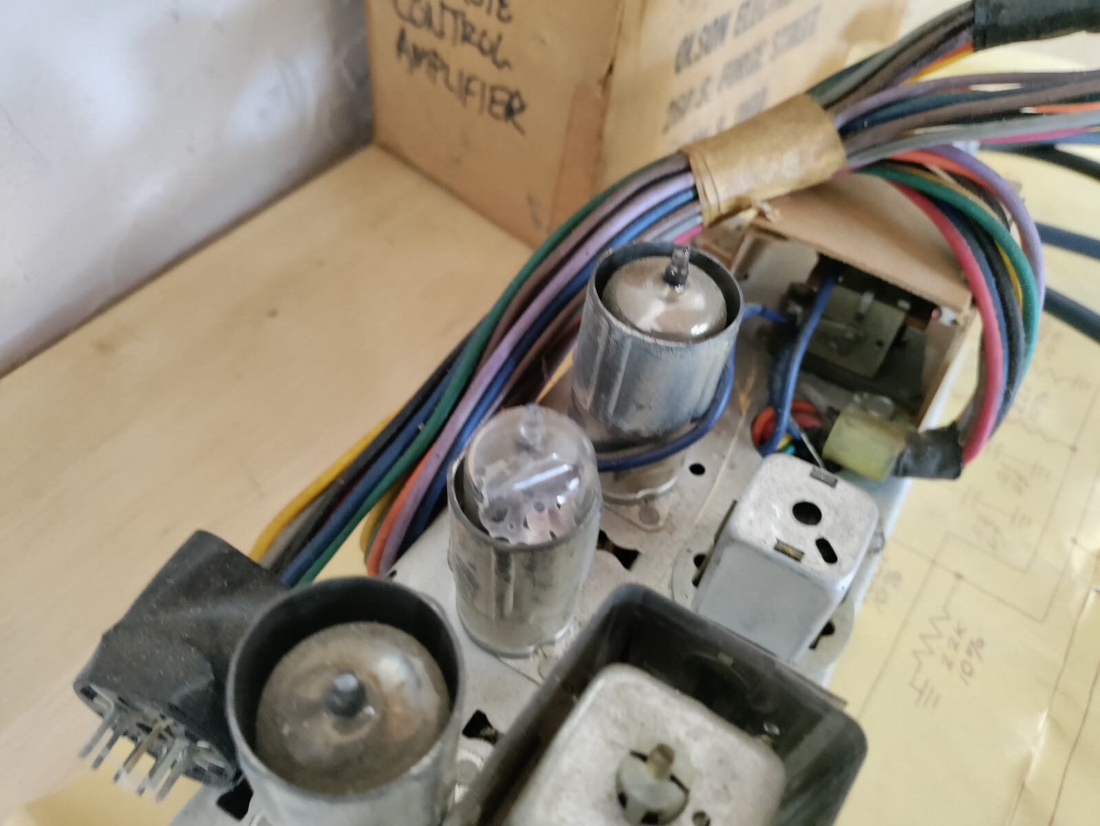 Vintage Olson Electronics Remote Control Tube Stereo Amplifier RBA 9 ...