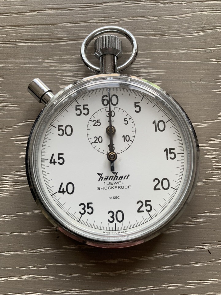 German Hanhart Stopwatch Set on a Dash Panel Dashboard Rally Timer 9 | eBay