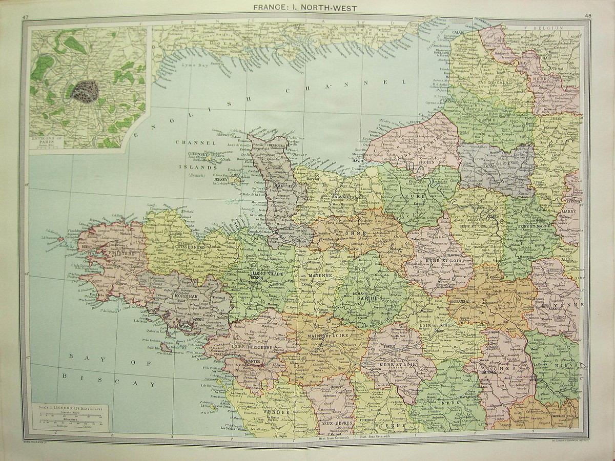 Large Map Of France