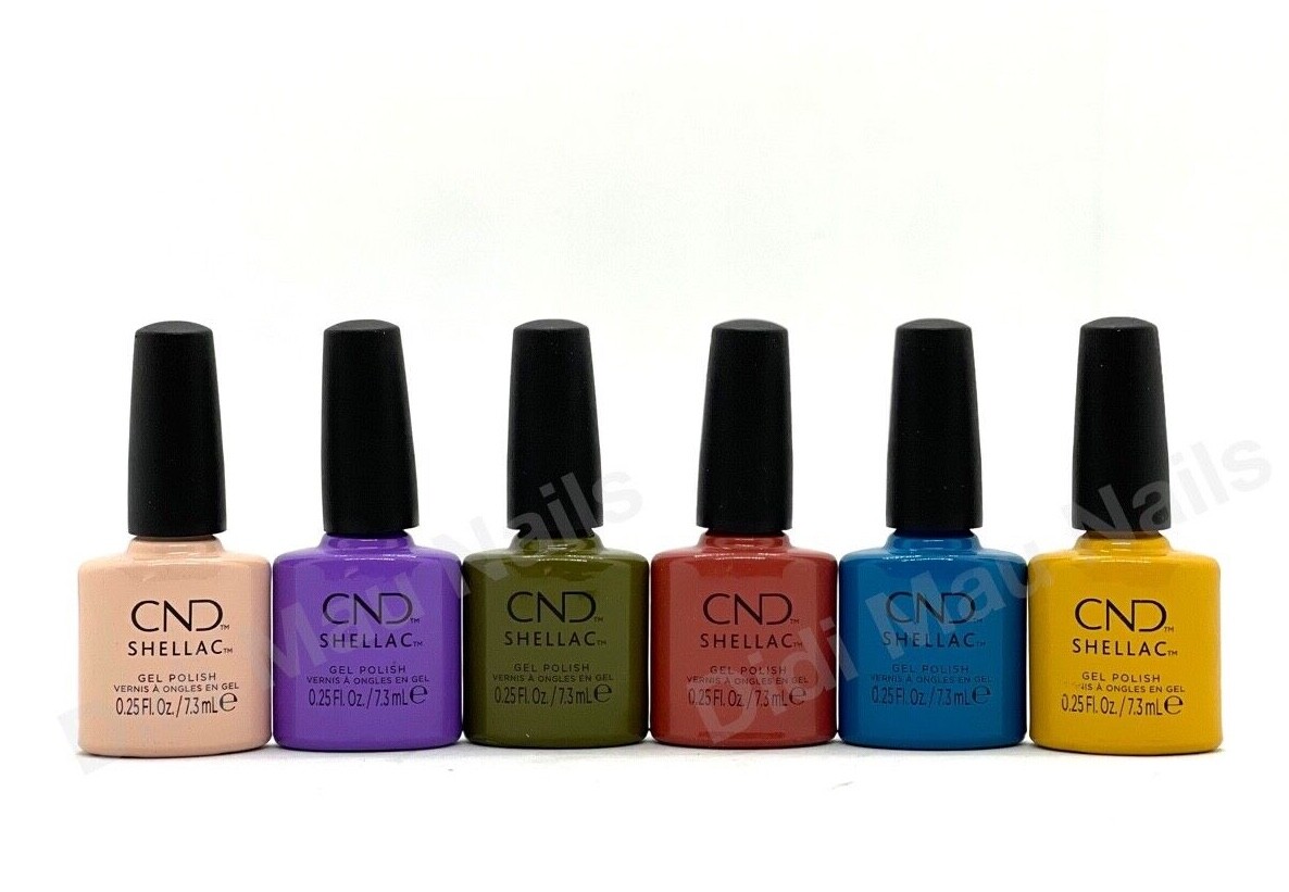 CND Shellac UV Gel Polish .25 oz -MEDITERRANEAN DREAM COLLECTION Summer ...