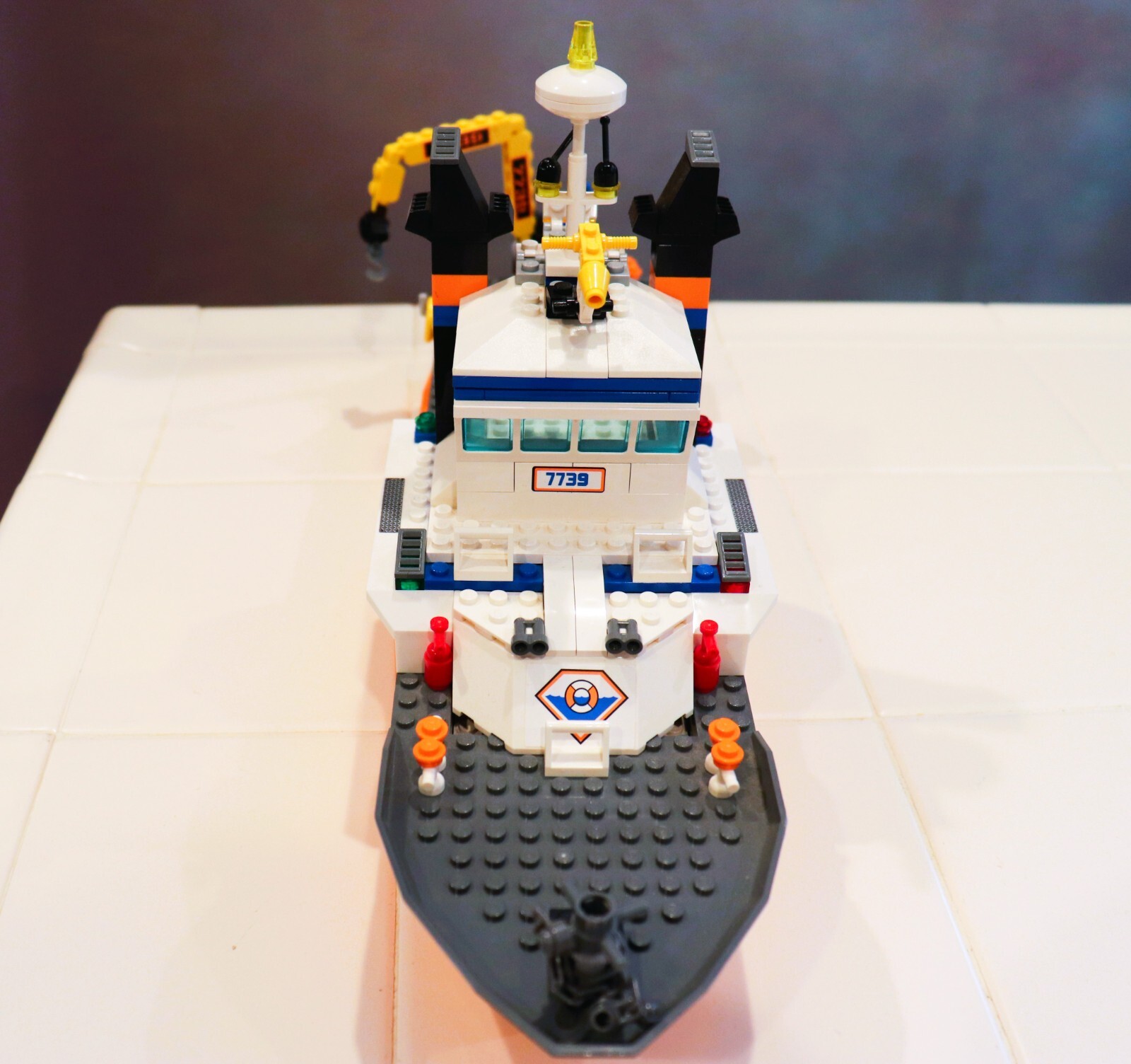 Lego 7739 City Coast Guard Patrol Boat & Tower Set Minifigures Ship | eBay
