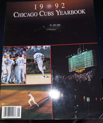 1992 Chicago Cubs Yearbook -near mint (see scan) | eBay