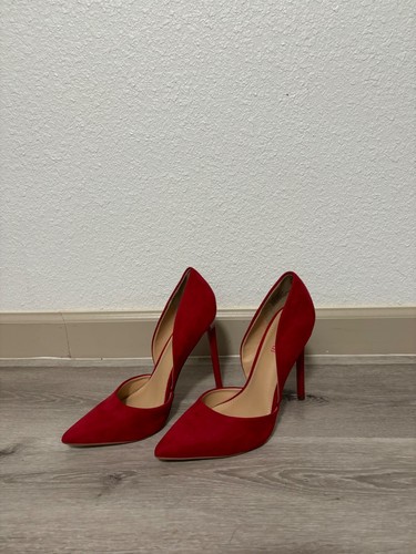 Just Fab Red Pointed Toe Stiletto Heels Women’s size 8.5 | eBay