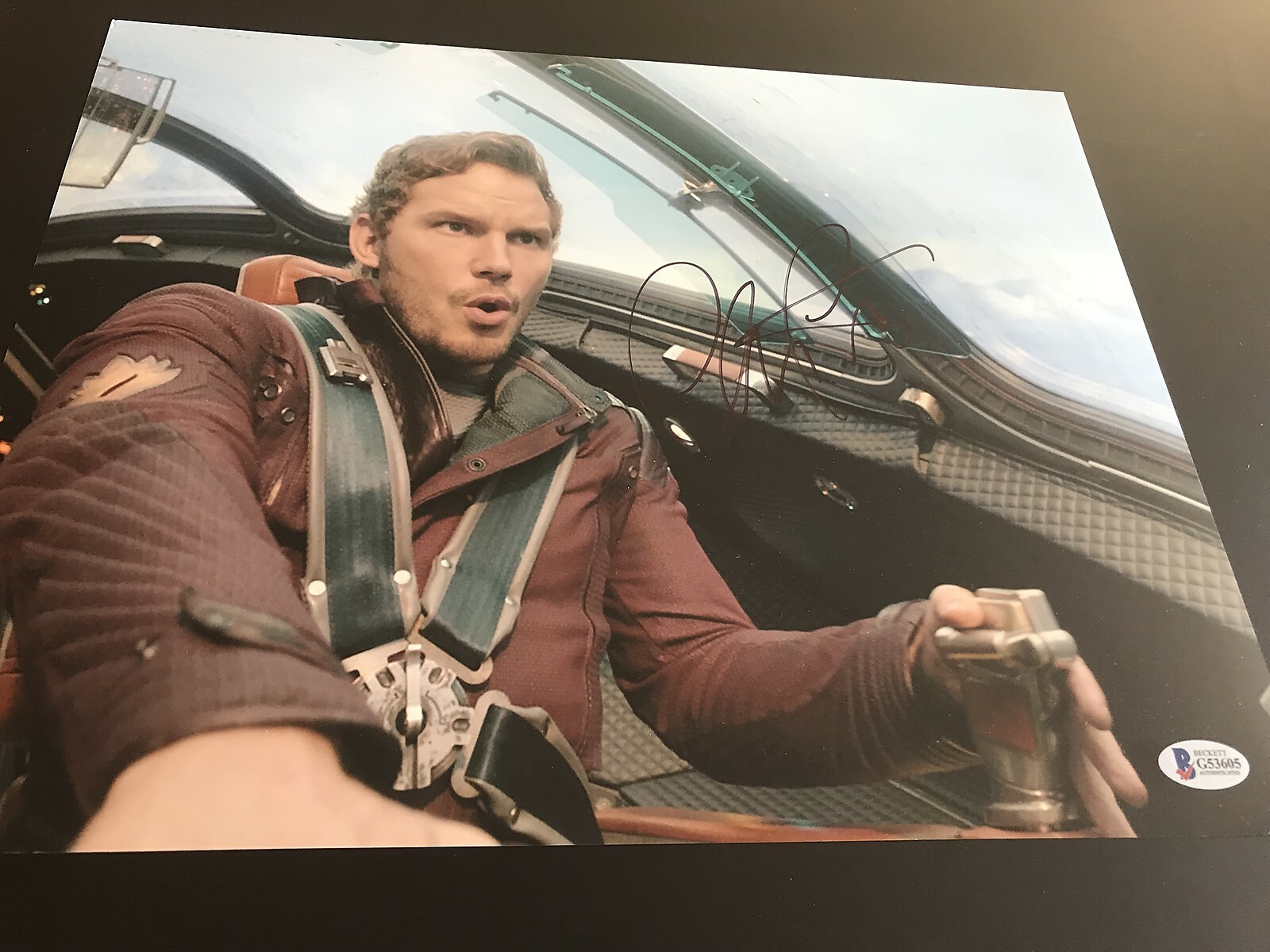 CHRIS PRATT SIGNED AUTOGRAPH 11x14 PHOTO GUARDIANS OF THE GALAXY ...