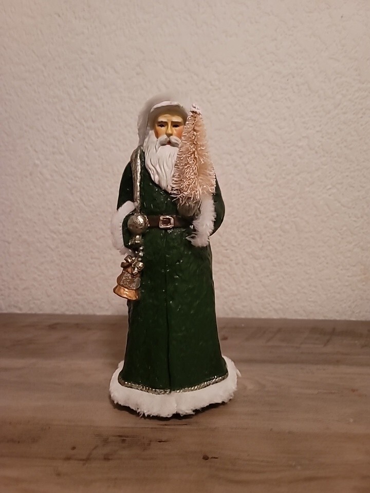 Vintage green santa claus | eBay