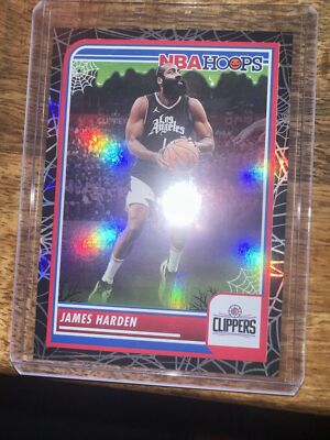 2023-24 Panini NBA Haunted Hoops James Harden Web Holo SP | eBay