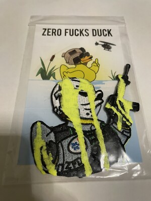 Zero f*cks Ducks ZFD Patch Dumpbox Hook&loop Operator Halloween Paint ...