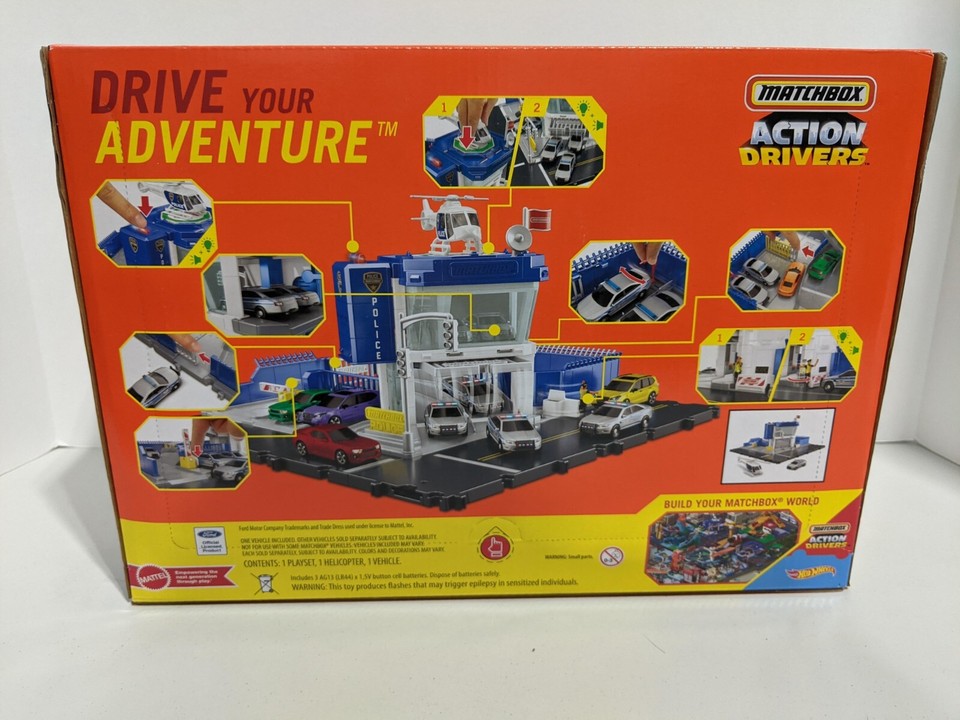 Matchbox Action Drivers Police Station Dispatch Playset (GVY85) | eBay