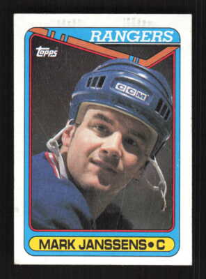 Mark Janssens RC 1990 Topps New York Rangers #391 | eBay