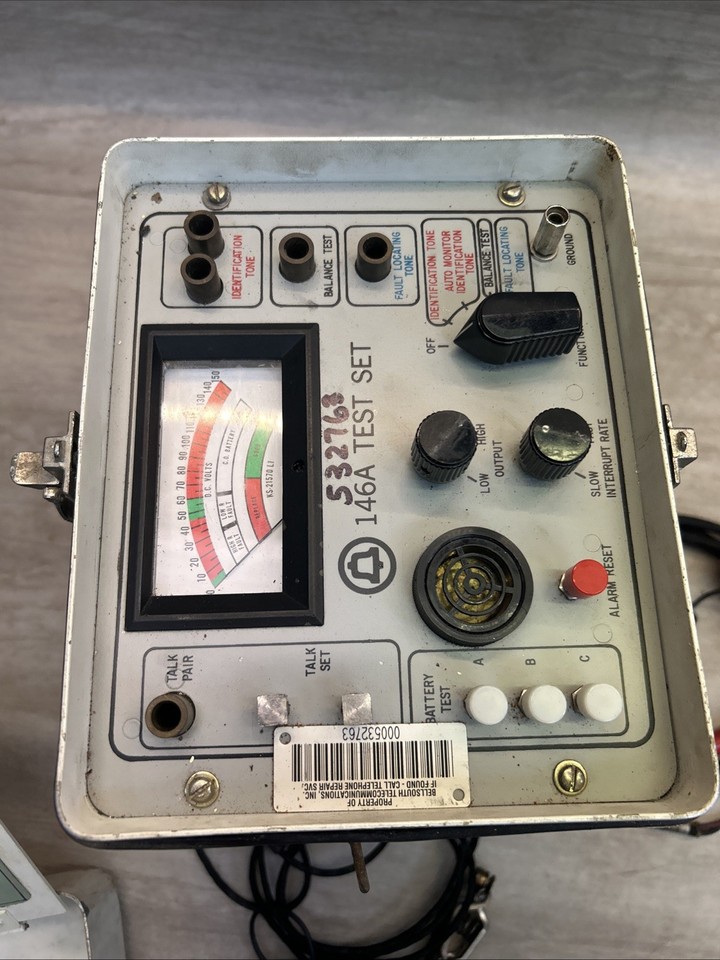 Very Rare Bell Atlantic 146A test set telephone lineman Tool AS IS READ ...