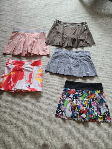Nike, Adidas, Stella Tennis Skirts Size Med Pre-owned lot of 5 | eBay