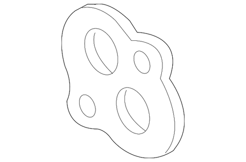 Genuine GM Exhaust Gas Recirculation (EGR) Valve Spacer Plate Gasket ...